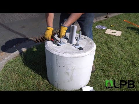 LPB Precast Concrete Light Pole Base | Jensen Infrastructure