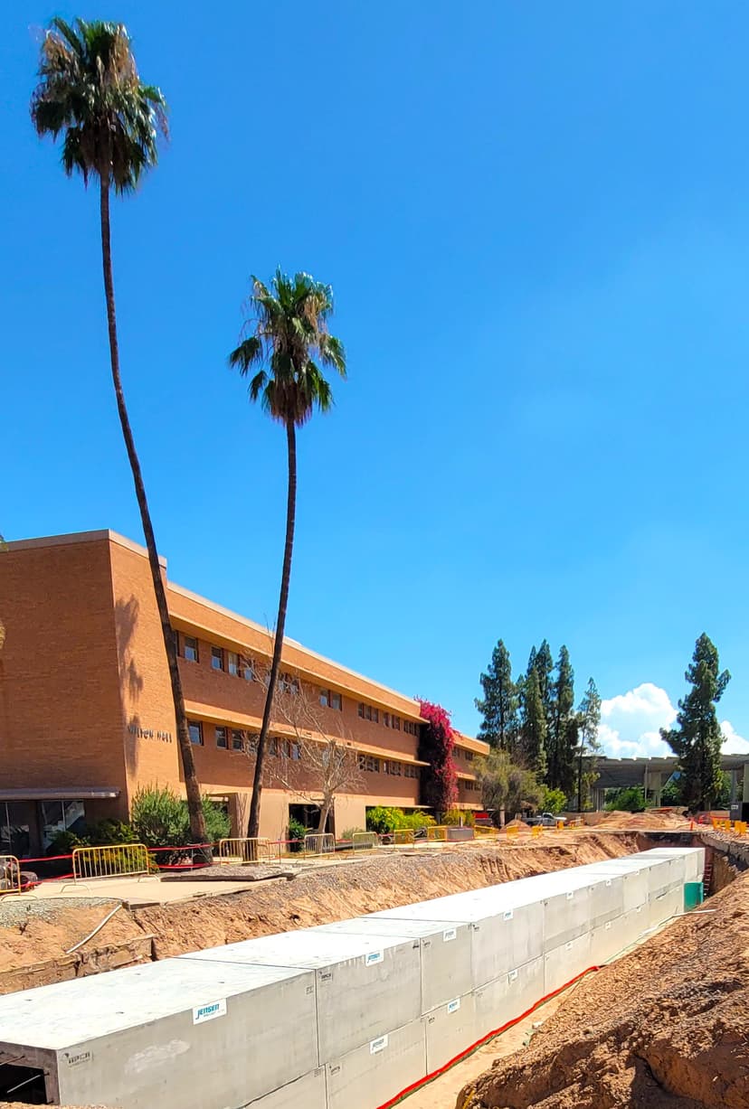 Concrete Culvert Updates Arizona State University Utilities Tunnel ...