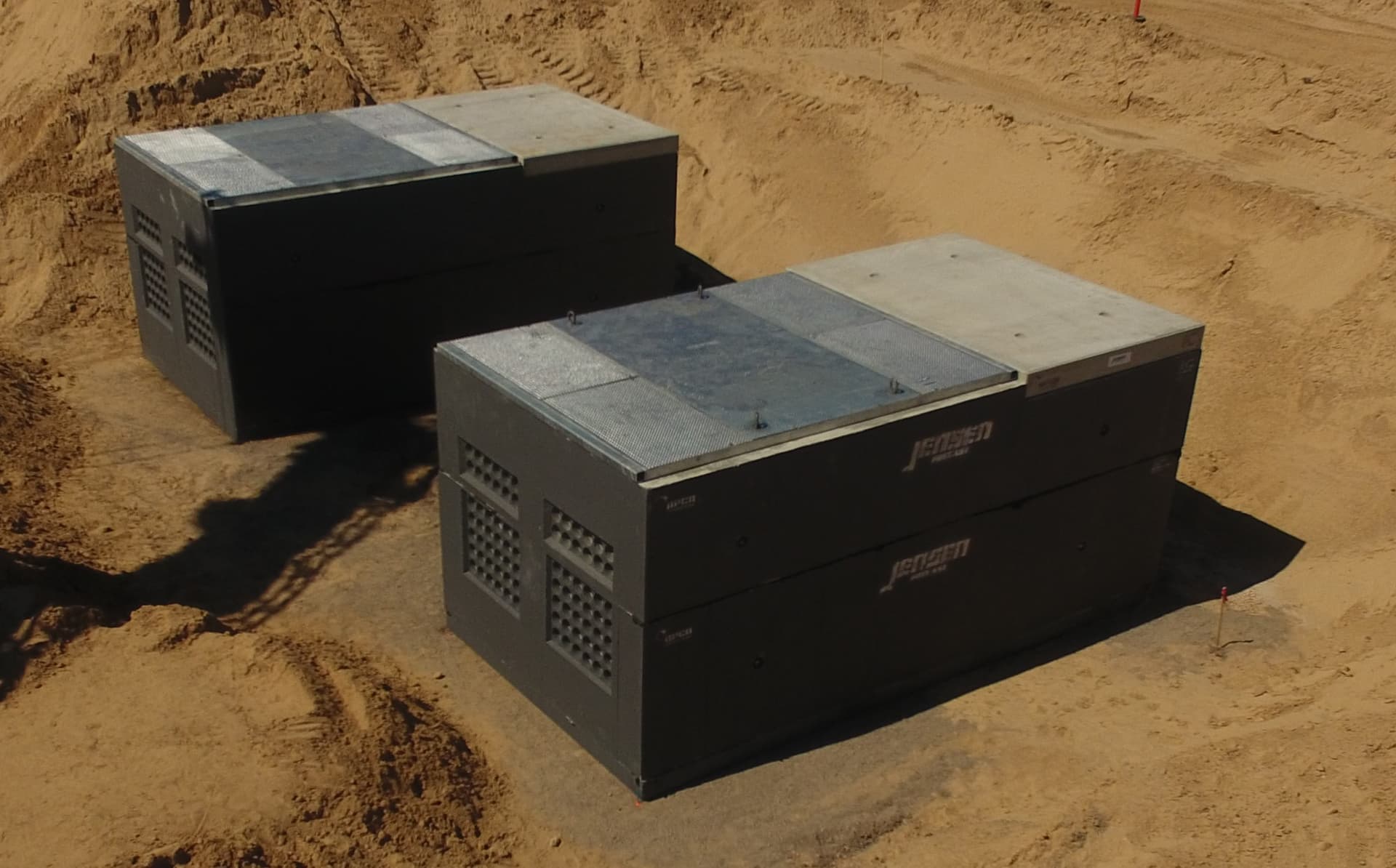 Precast Concrete Vaults Secure Software Equipment | Jensen Infrastructure