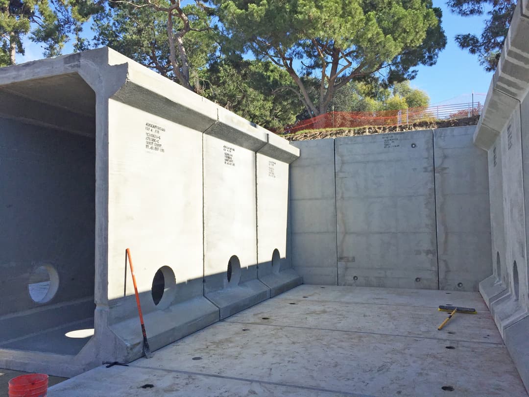 Stormwater Capture Using Precast Concrete Detention Reservoir | Jensen ...