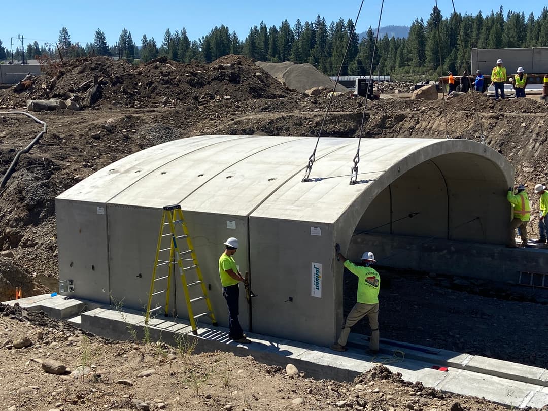 Precast Concrete Arch Culvert Bridge by Jensen Precast | Jensen Precast