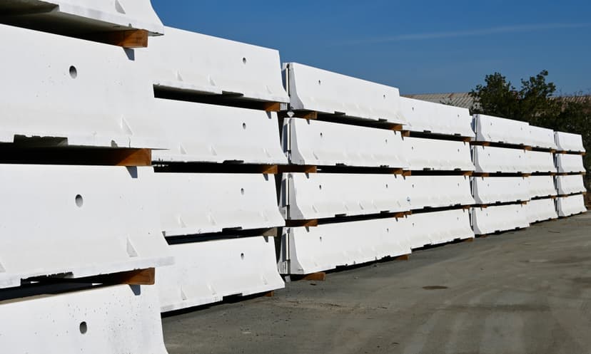 Highway Barrier 20 ft. K-Rail | Jensen Infrastructure