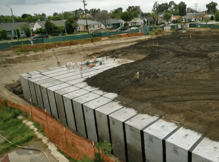 Stormwater Capture Using Precast Concrete Detention Reservoir | Jensen ...